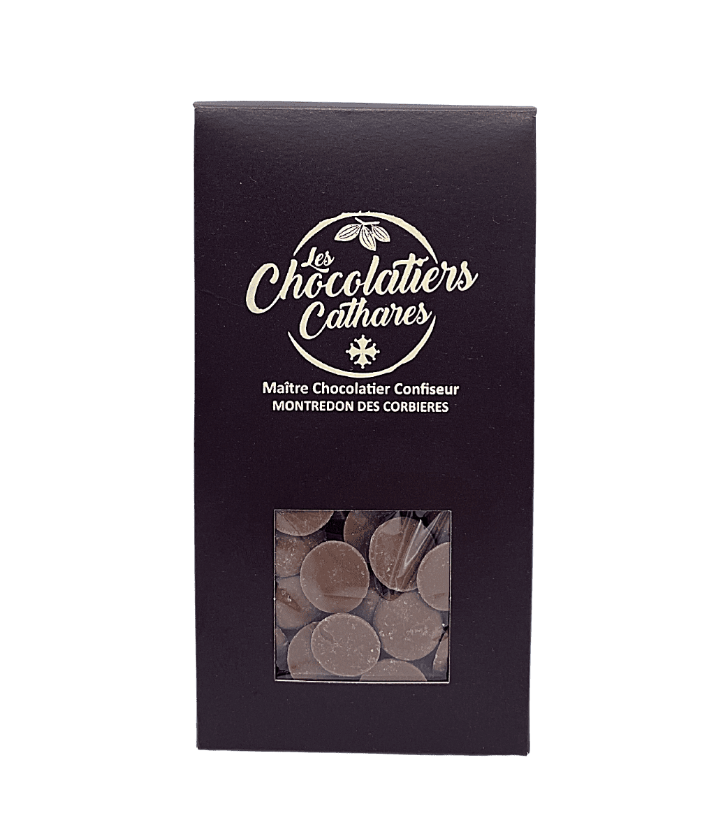 Pastilles Chocolat au Lait - Les Chocolatiers Cathares