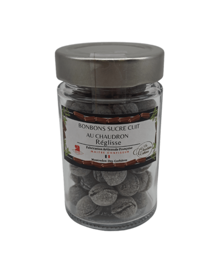 Pot de Bonbons Réglisse - Les Chocolatiers Cathares